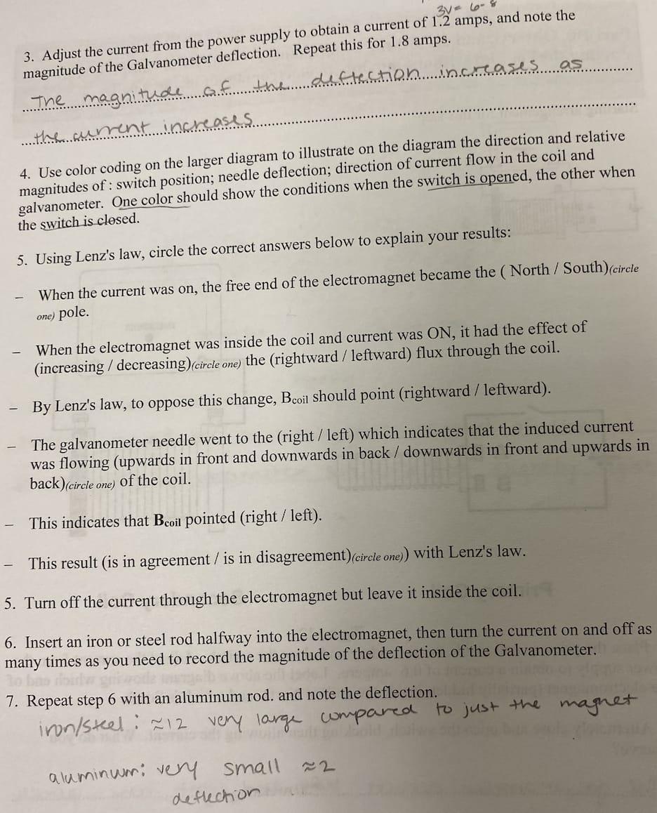 Solved Part 10. Observe and record the experimental results | Chegg.com