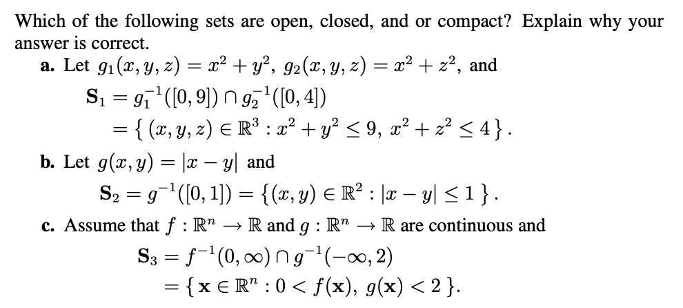 Solved If you could even show the answer to one part, I | Chegg.com