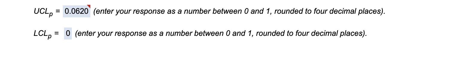 Solved The defect rate for your product has historically | Chegg.com