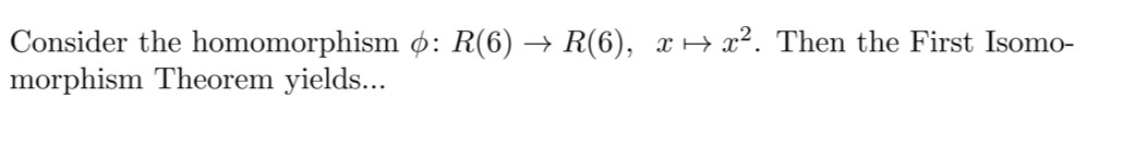 Solved R(6) is the group of 6th roots of unity. And here are | Chegg.com