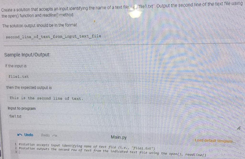 Solved Create a solution that accepts an input identifying | Chegg.com