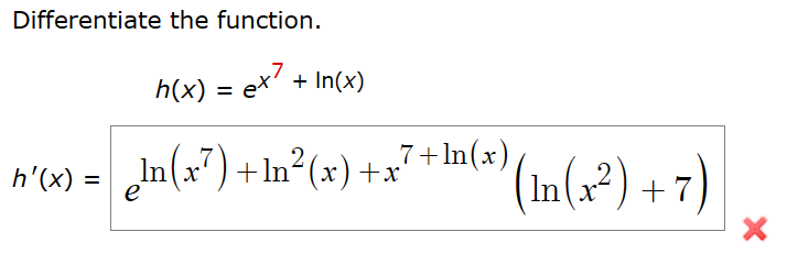 Solved Differentiate the function. | Chegg.com