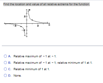 Solved Find the location and value of all relative extrema | Chegg.com