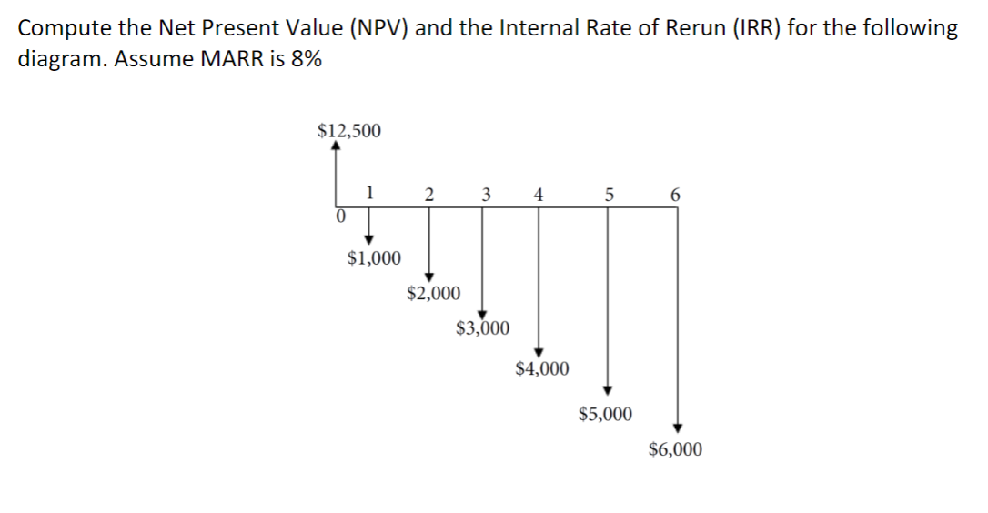 Solved Compute the Net Present Value (NPV) and the Internal | Chegg.com