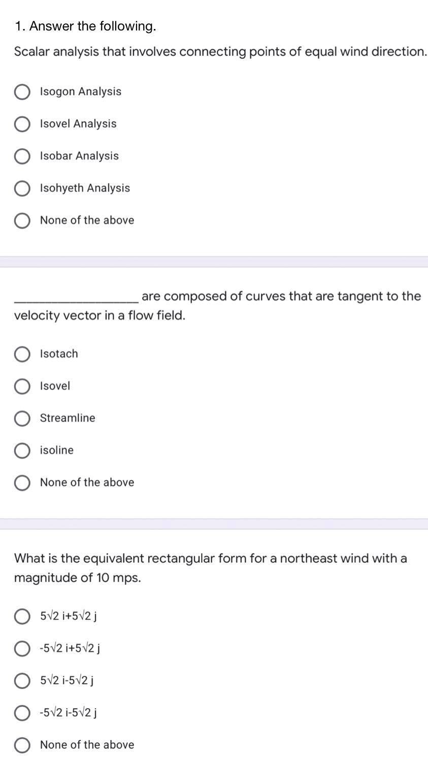 Solved Provide the direct answer for the following. No need | Chegg.com