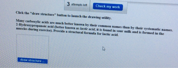 Solved 3 attempts left Check my work Click the "draw | Chegg.com