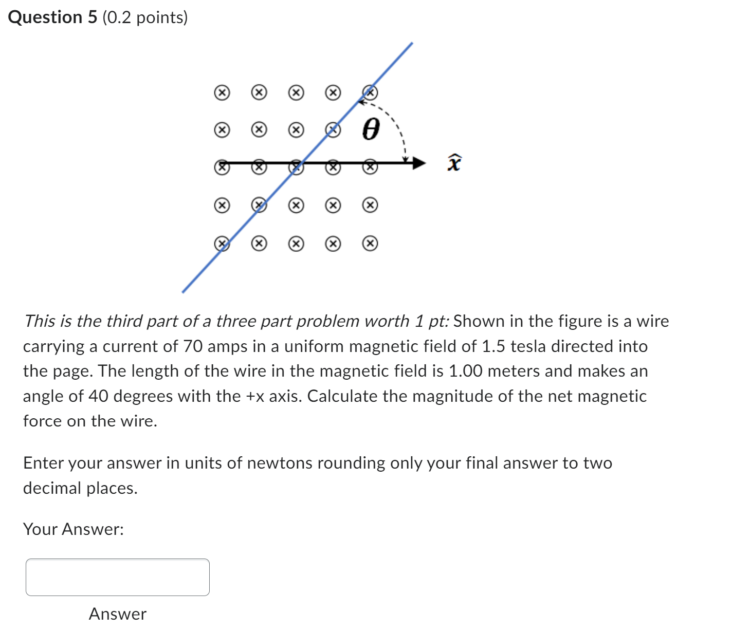 Solved Question 5 (0.2 points) This is the third part of a | Chegg.com