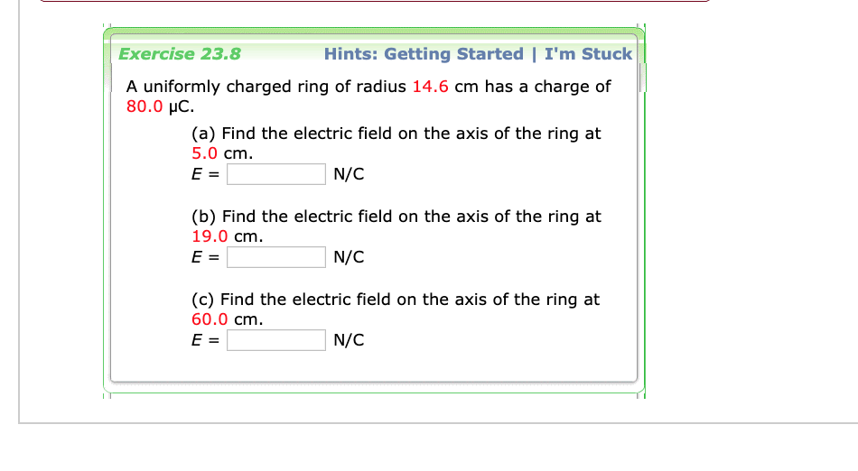 Solved Exercise 23.7 Hints: Getting Started | I'm Stuck A | Chegg.com