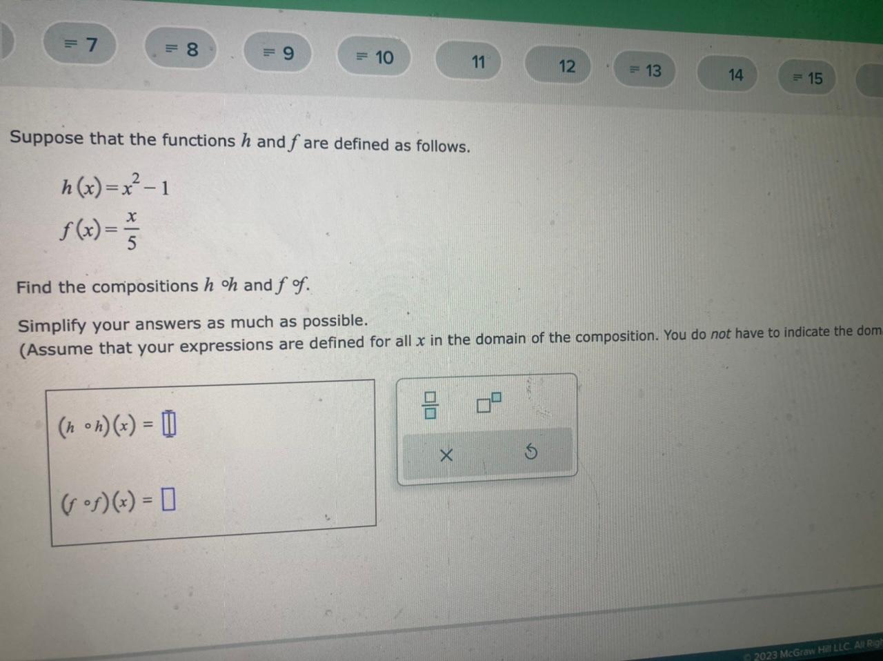 Solved For the real-valued functions g(x)=x2+3 and | Chegg.com