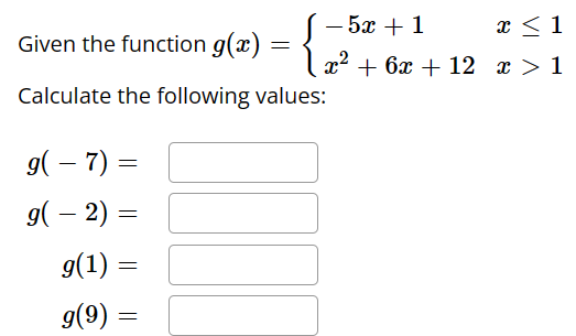 Solved Given the function | Chegg.com