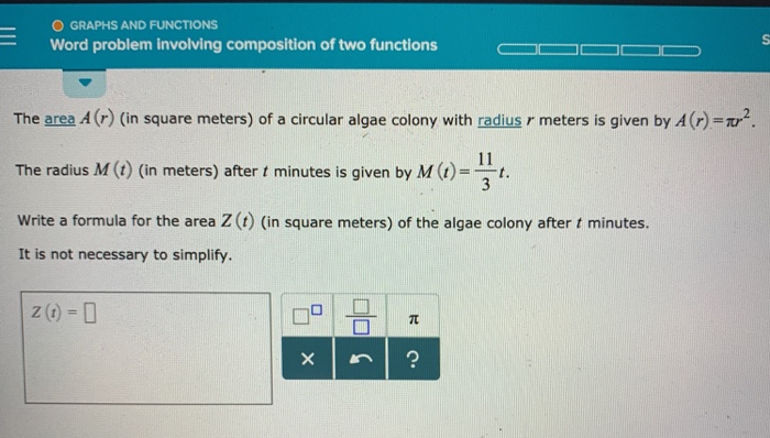 Solved O GRAPHS AND FUNCTIONS word problem involving | Chegg.com