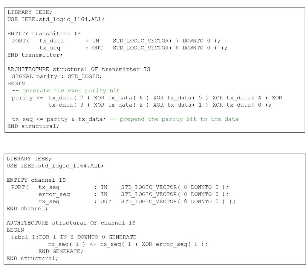 LIBRARY IEEE; USE IEEE.std_logic_1164.ALL; ... 1. | Chegg.com