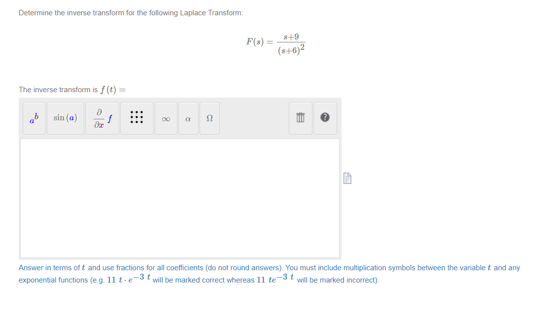 Solved Determine the inverse transform for the following | Chegg.com
