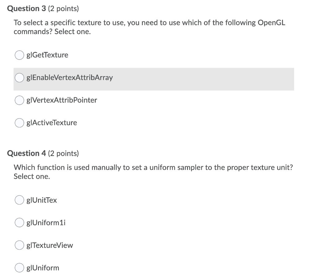 Solved ions ion 1 2 Points What Is GL RGBA Us