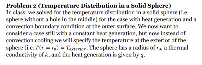 Solved Problem 2 (Temperature Distribution in a Solid | Chegg.com