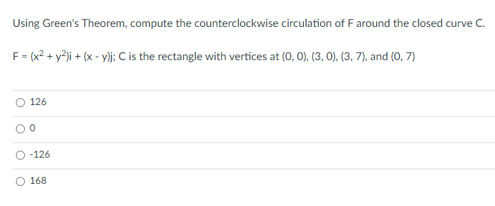 Solved Using Green's Theorem, compute the counterclockwise | Chegg.com