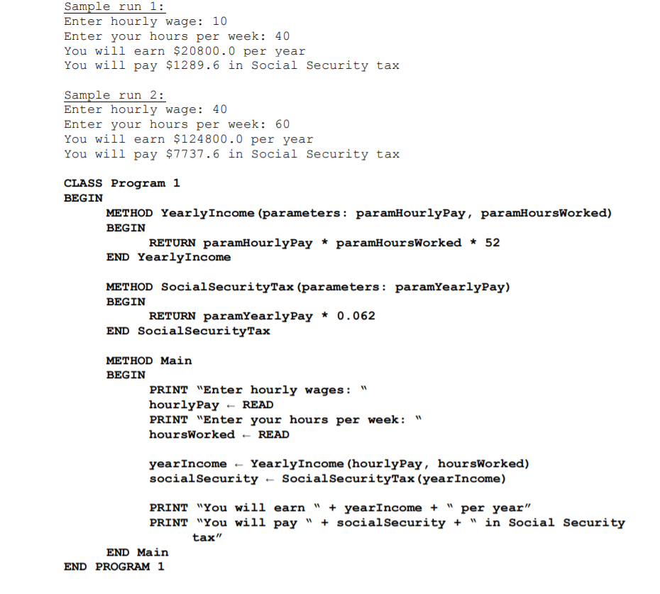 Solved I need C# code only according to this pusedocode and | Chegg.com
