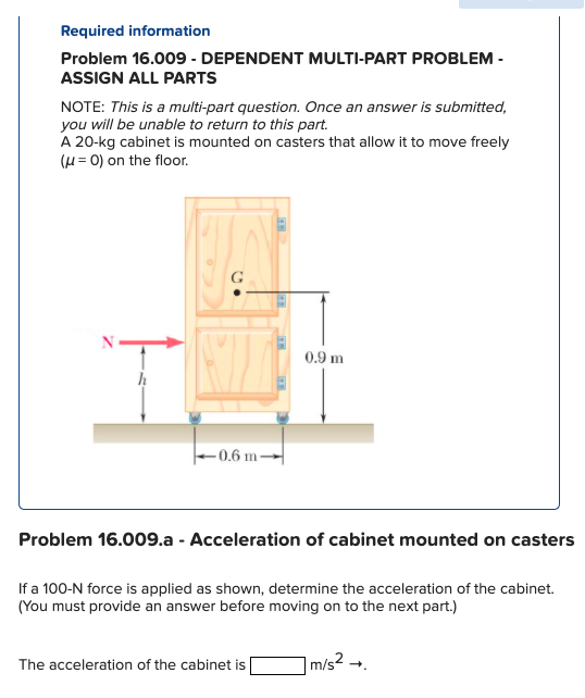Solved Required information Problem 16.009 - DEPENDENT | Chegg.com Solved Required information Problem 16.009 - DEPENDENT | Chegg.com