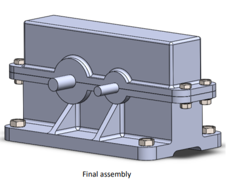Solved Exploded view Bottom casing Upper casing Gears | Chegg.com