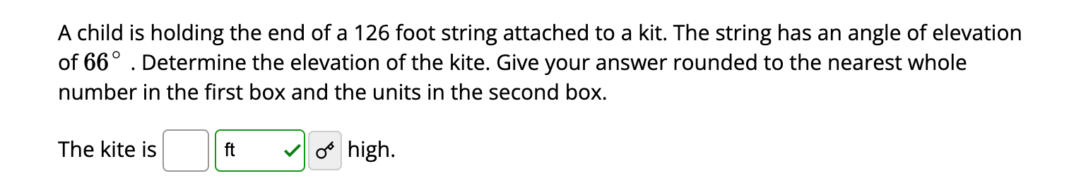 Solved A child is holding the end of a 126 foot string | Chegg.com