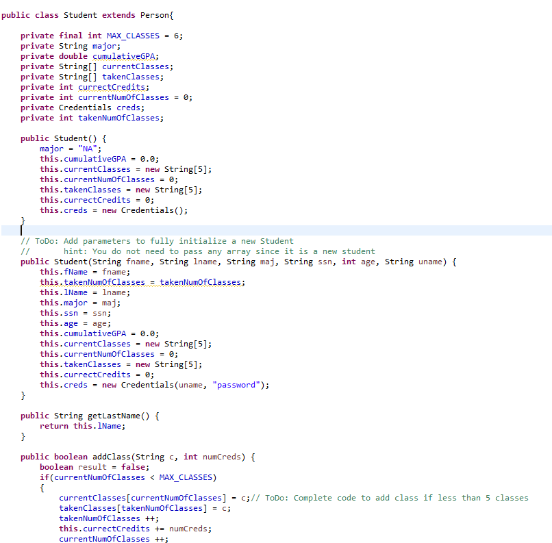 Design a class named Person and its two subclasses | Chegg.com