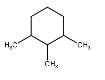 Solved The structure of a trisubstituted cyclohexane is | Chegg.com