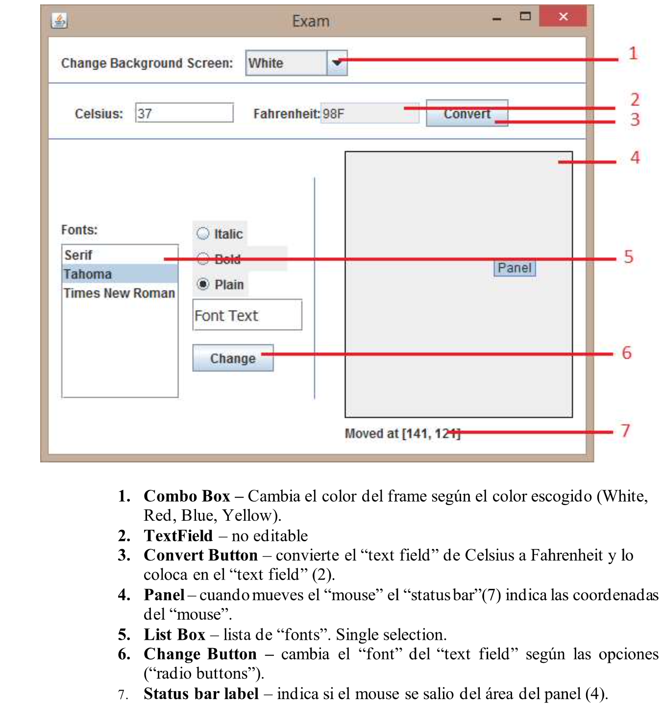 Solved import javax.swing.*;import java.awt.*;import | Chegg.com