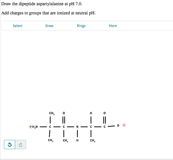 Solved Draw the dipeptide aspartylalanine at pH 7.0. Add | Chegg.com