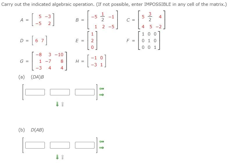 Solved Carry out the indicated algebraic operation. (If not | Chegg.com