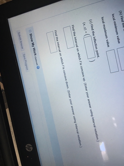 Solved Consider the equation below. /(x) = 4x3 + 9x2-54x + 3 | Chegg.com