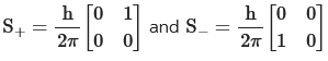 Solved S+=2πh[0010] and S−=2πh[0100]Question 11: Using your | Chegg.com