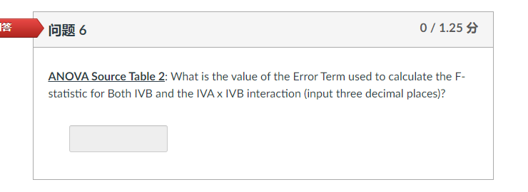 Solved ANOVA Source Table 2 df SS MS F Source Prob. 9 | Chegg.com