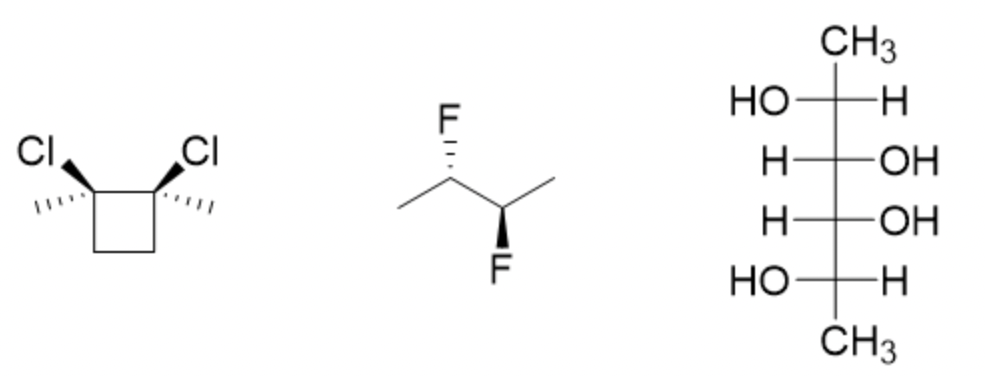 Solved Identify which molecules are chiral molecules: | Chegg.com