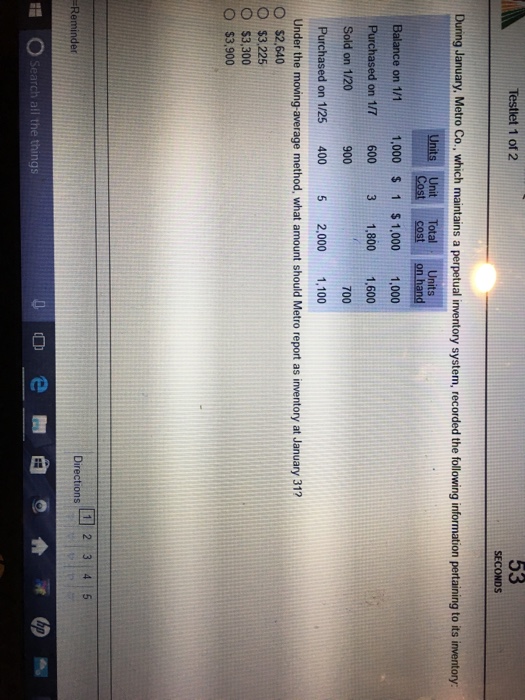 Solved During January, Metro Co.. which maintains a | Chegg.com
