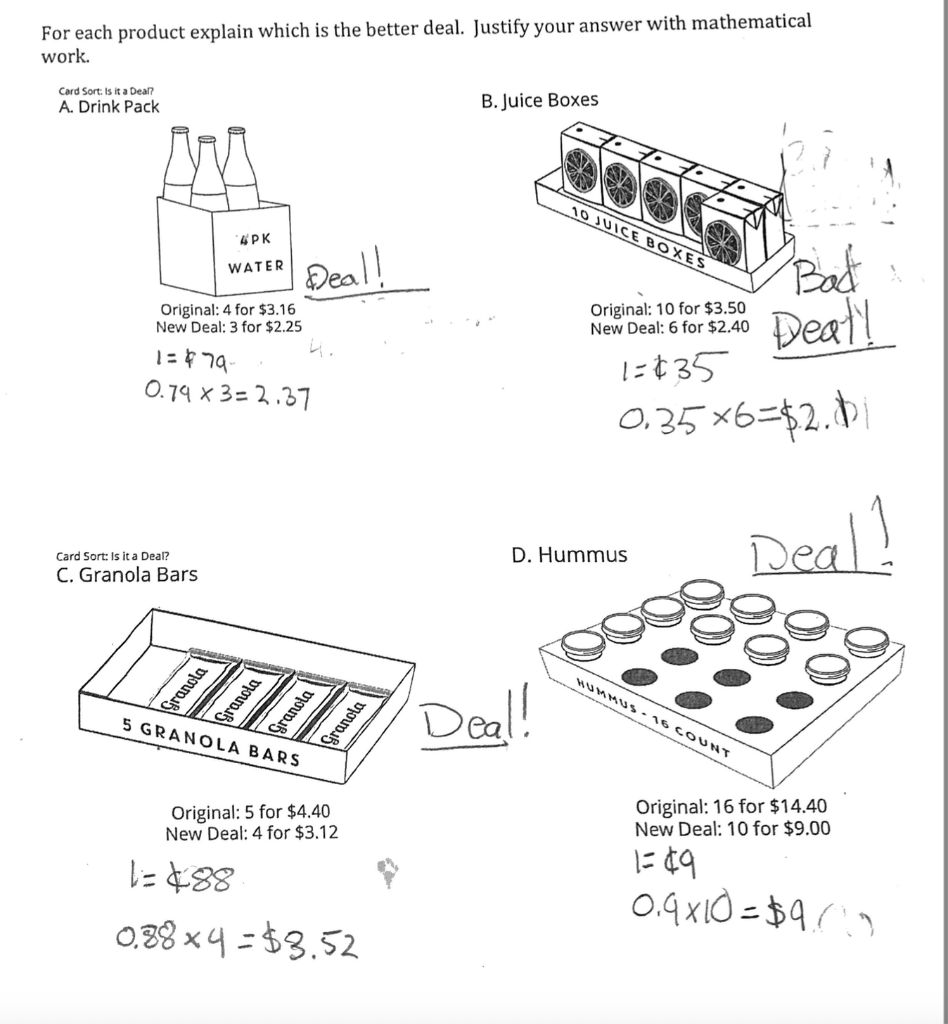 Solved For each product explain which is the better deal. | Chegg.com