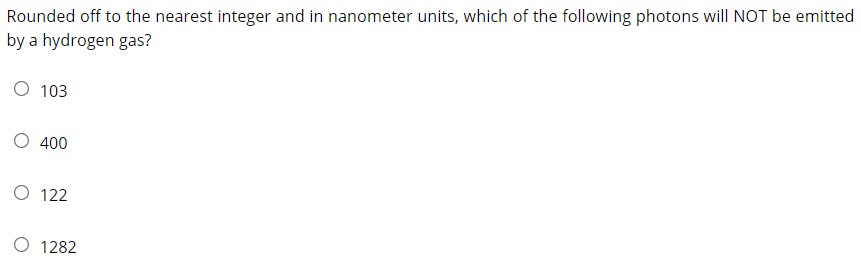 Solved Rounded off to the nearest integer and in nanometer | Chegg.com