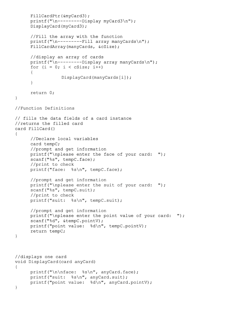 Solved Intro to Programming in C-program 9 (smaller program) | Chegg.com