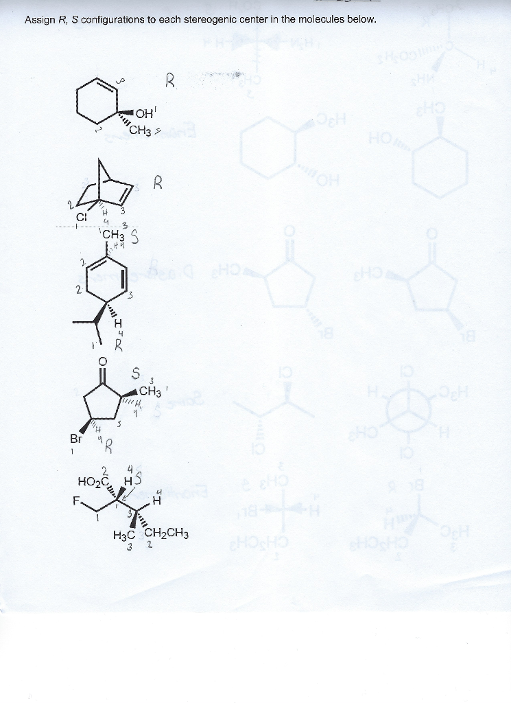 Solved Assign R, S configurations to each stereogenic center | Chegg.com Solved Assign R, S configurations to each stereogenic center | Chegg.com