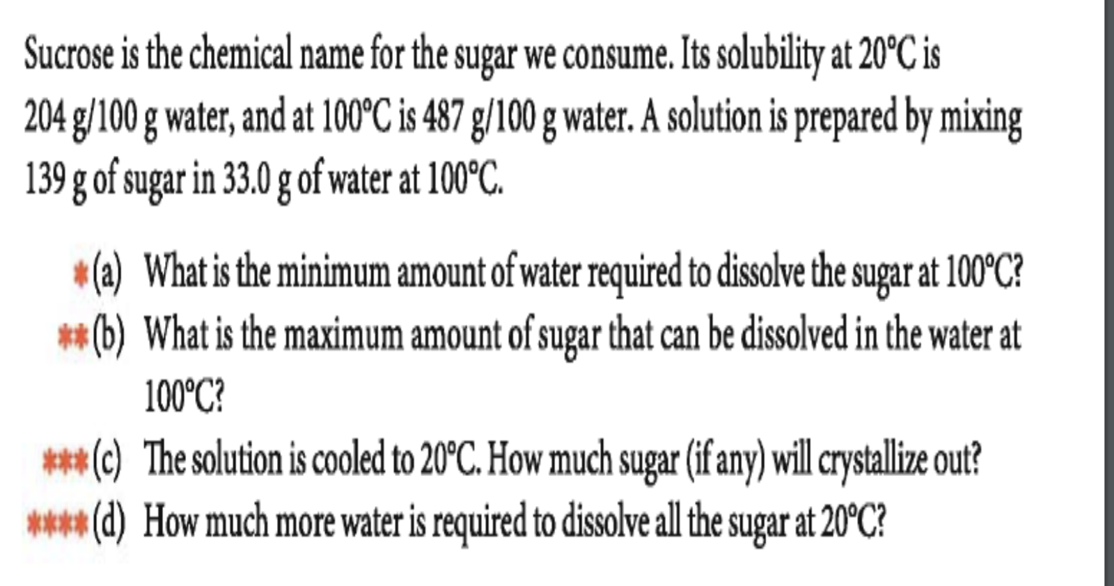 Solved Sucrose is the chemical name for the sugar we | Chegg.com