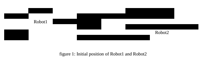 Solved [20 points] Suppose two robots are positioned in an 8 | Chegg.com