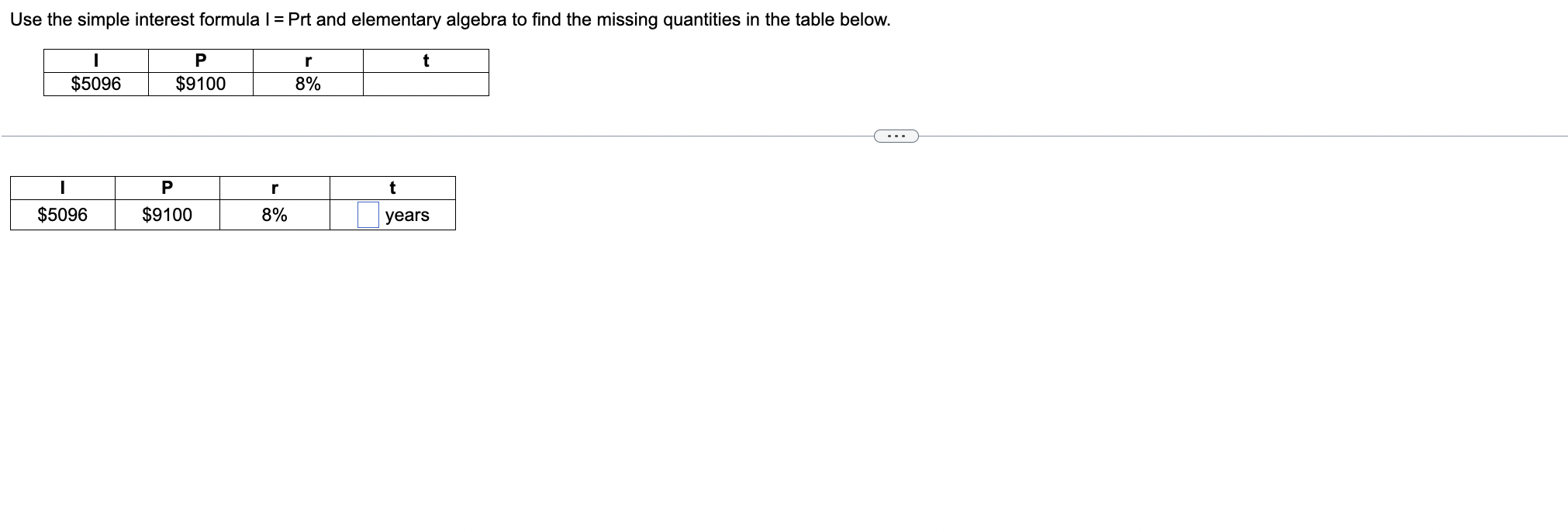 Solved Use the simple interest formula I= Prt and elementary | Chegg.com