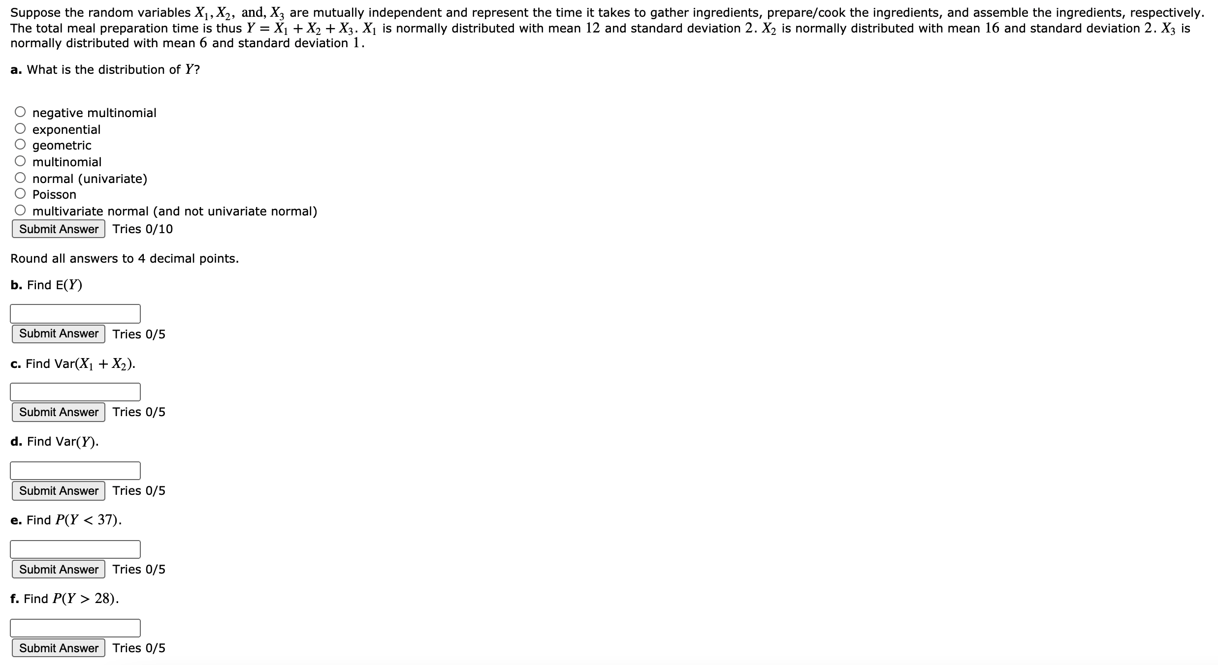 Solved Suppose the random variables X1, X2, and, X3 are | Chegg.com