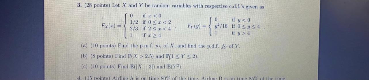 Solved let x and y be a pair of jointly continuous random | Chegg.com