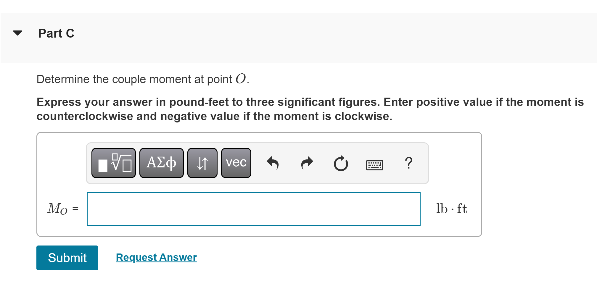 Solved Replace the loading acting on the post by an | Chegg.com