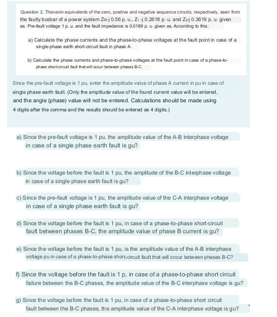 Solved Question 2. Thevenin equivalents of the zero, | Chegg.com