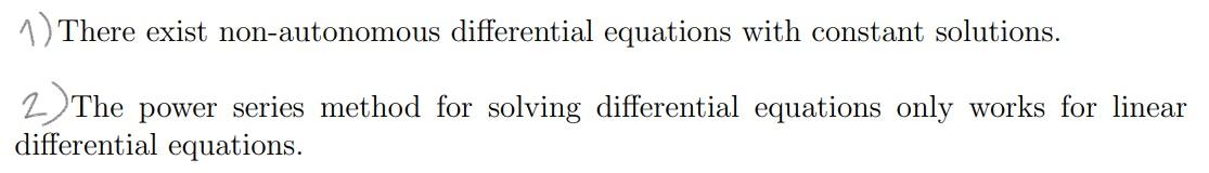 Solved True/false. Give a brief explanation/counterexample | Chegg.com