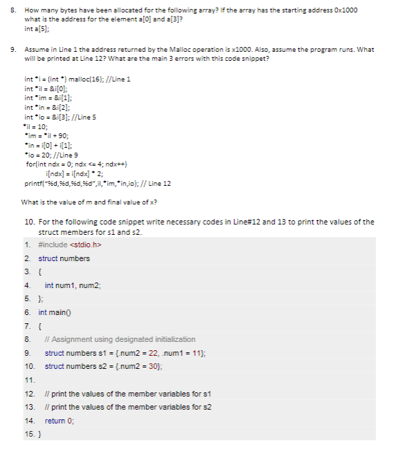 Solved 1. How the following two statements are different | Chegg.com