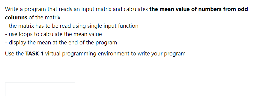 Solved Write A Program That Reads An Input Matrix And 0768