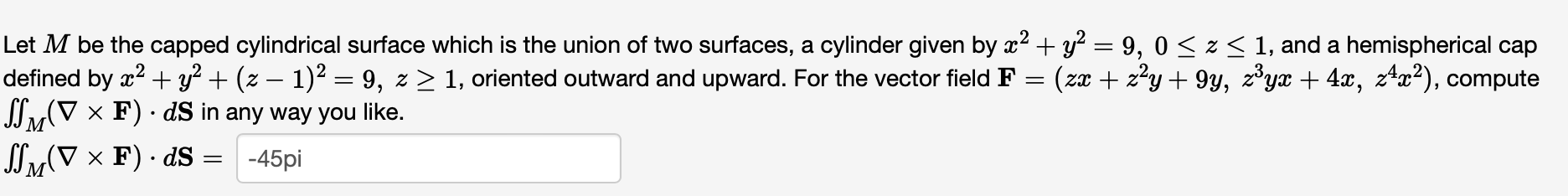 Solved Hello, I am struggling with this problem on 3D Curl | Chegg.com