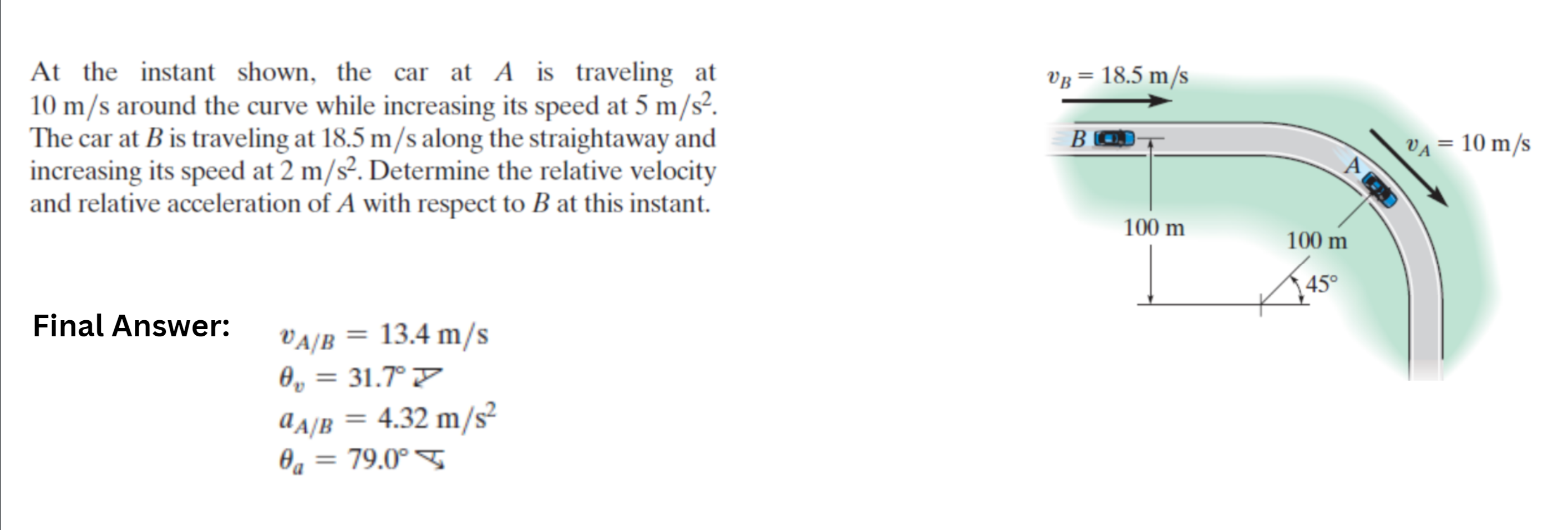 Dynamics Question - ﻿Mechanical EngineeringAt the | Chegg.com
